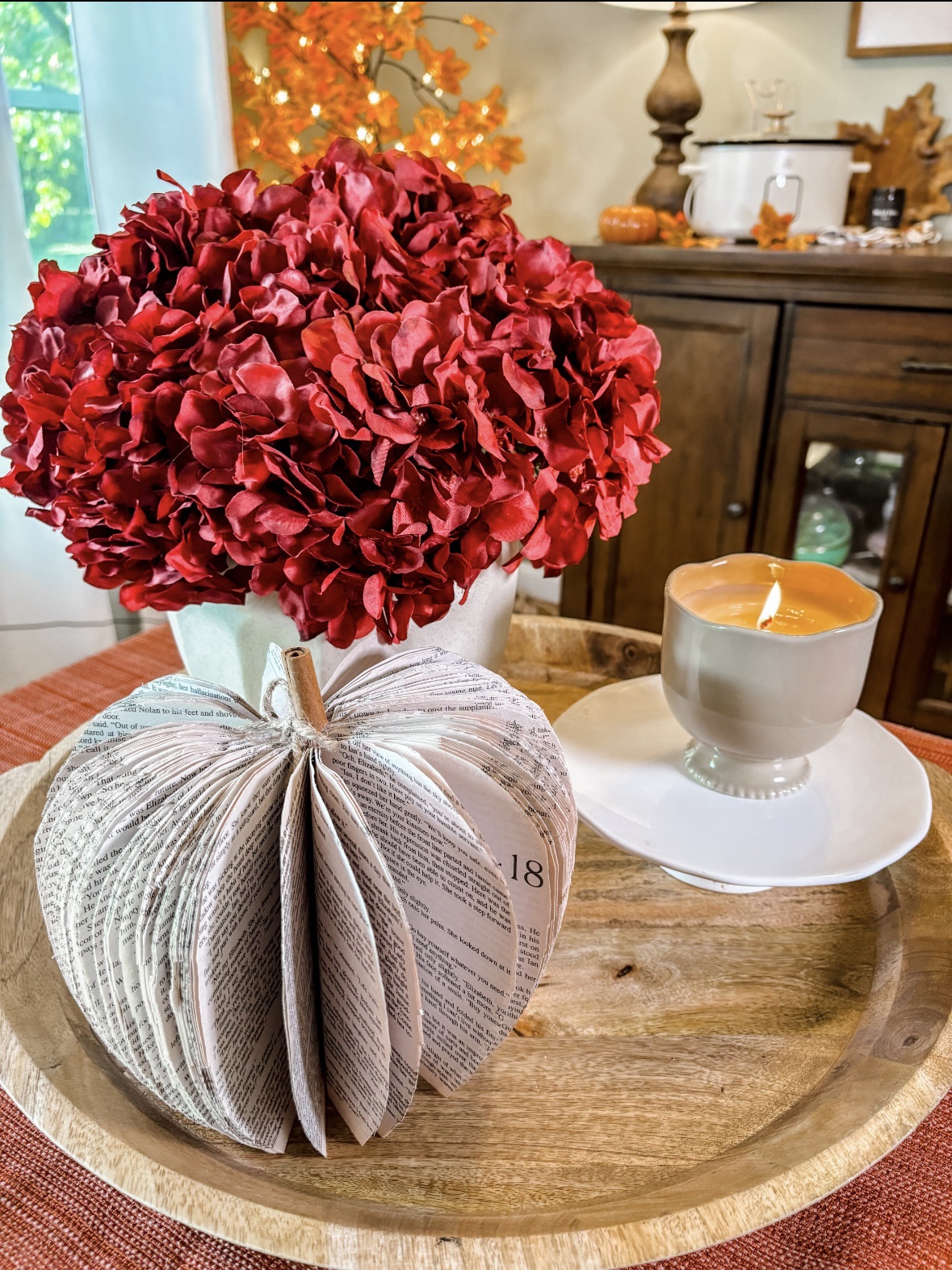 DIY Book Page Pumpkin – A Cozy Fall Craft – Laura McKay Blog